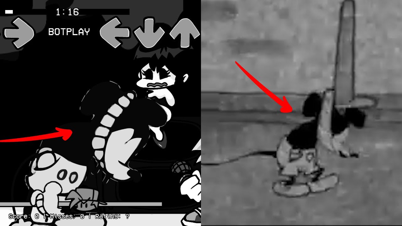 References in Sunday Night Part 3 | Mickey Mouse 3rd & 4th Phase FNF ...