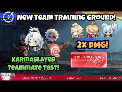 Karmaslayer Team Testing! | 30s Team Training Ground | Crystal of Atlan
