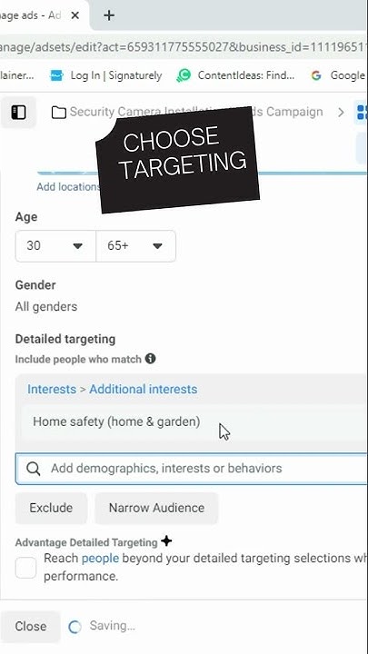 Facebook Ads | How to do Detailed Audience Targeting in FB Ads for CCTV Business - YouTube