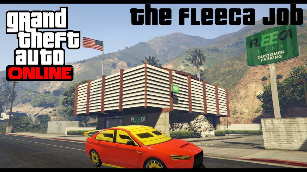 GTA V Online: The Fleeca Job (The Ginger Bandits) - YouTube