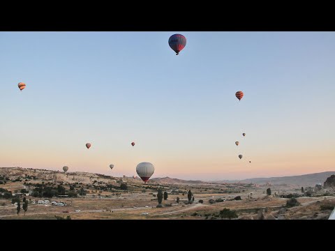 Kapadokya'da balonlarla 3 günde 1500 kişi uçtu