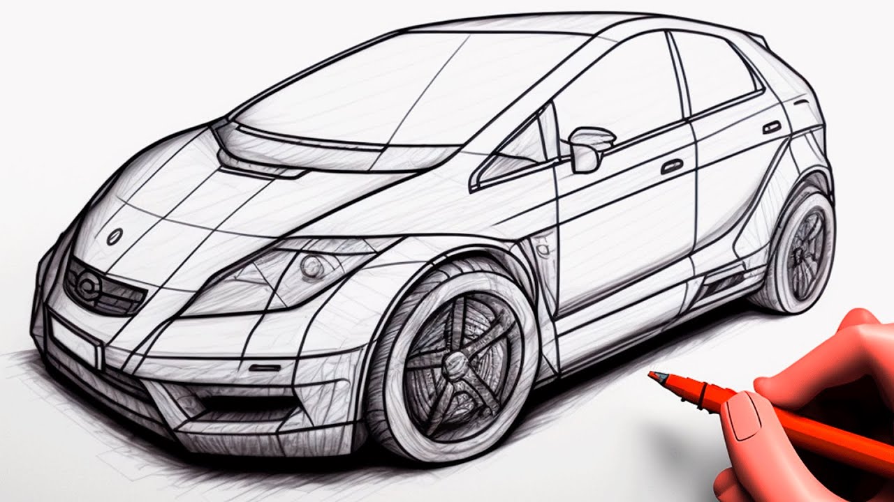 Can Artificial Intelligence Draw a Car #8 - YouTube