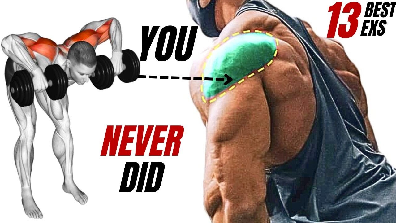 13 BEST REAR DELTOID EXERCISES THAT YOU NEVER DID AT GYM - YouTube
