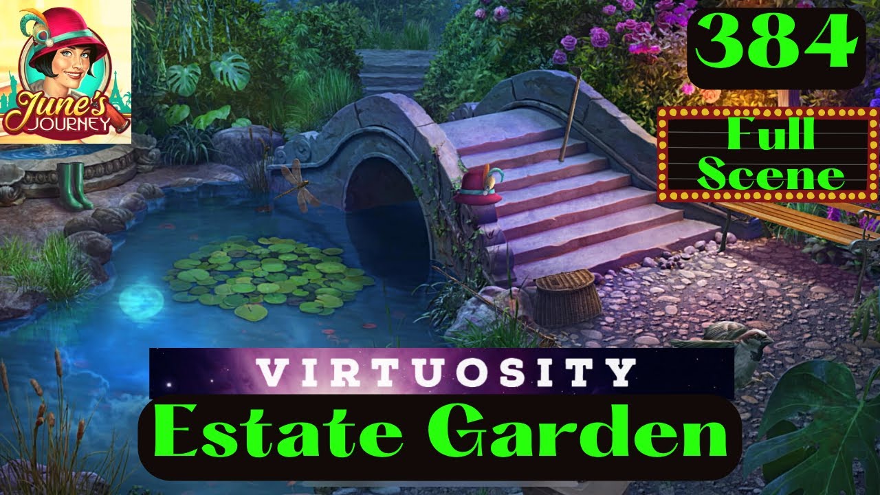 JUNE'S JOURNEY 384 | ESTATE GARDEN (Hidden Object Game) *Full Mastered ...