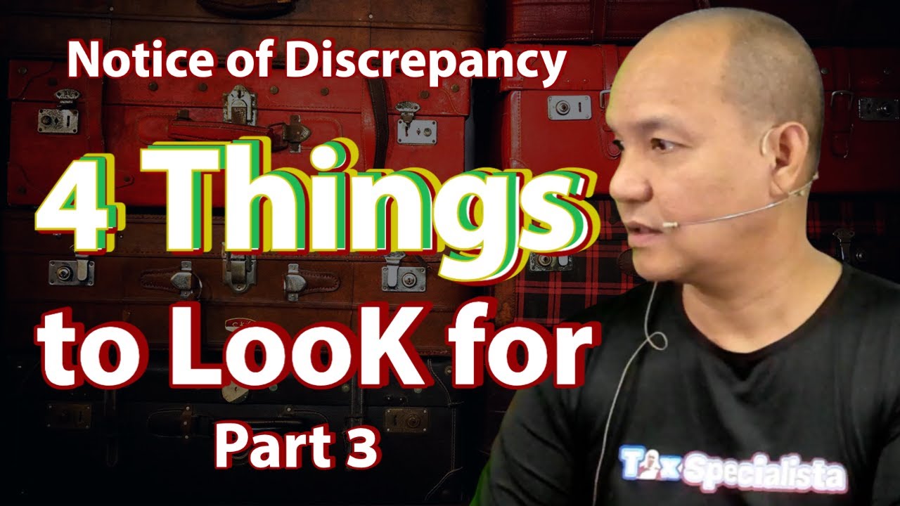 Part 3 Notice of Discrepancy 4 things to look for how and when to apply ...