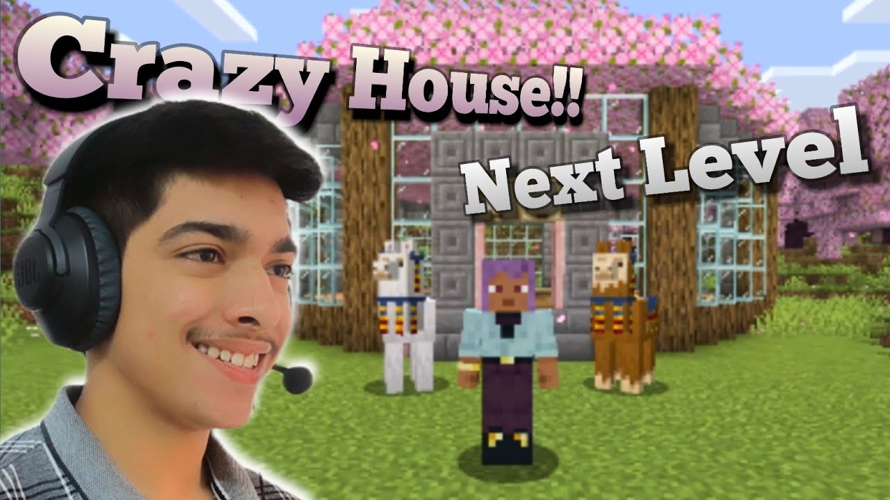 Built a CRAZY house in my CRAZY world - YouTube