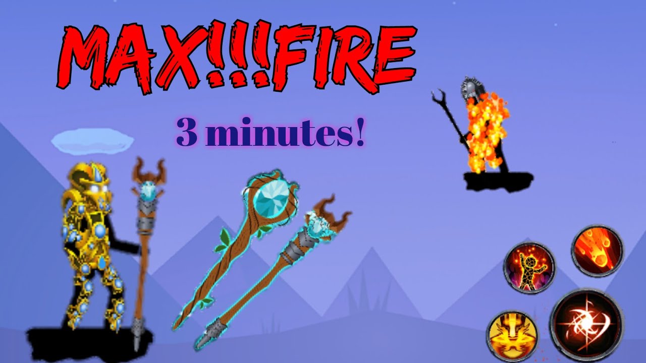 The Wizard Stickman War//Стикмен Маг Огонь - YouTube
