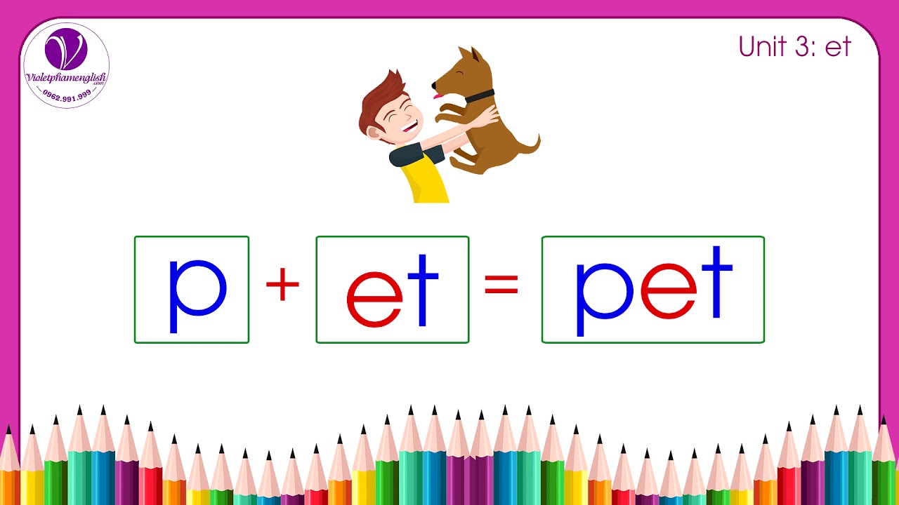 UNIT 3: PHONICS E-ET-EN-ED (PHẦN ET) - YouTube