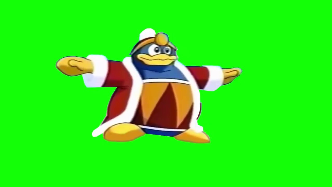 Dedede T posing GREEN SCREEN - YouTube