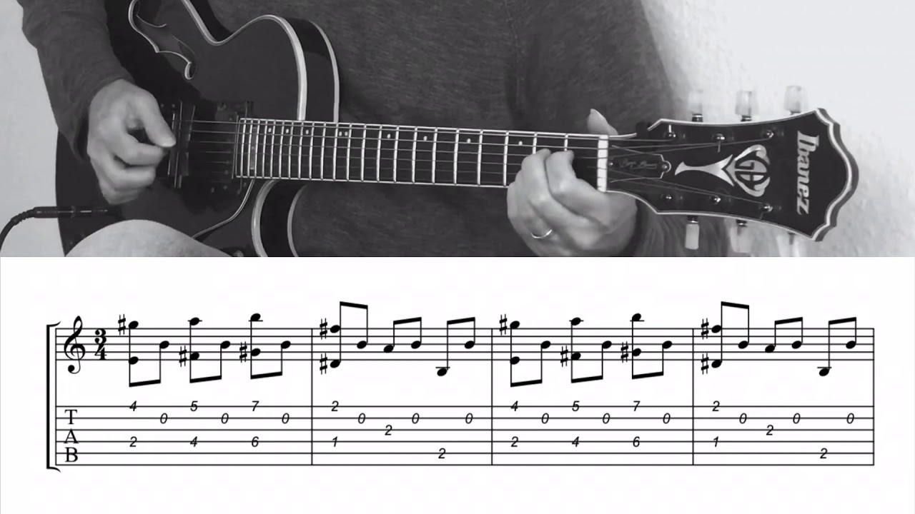 Lagrima - Francisco Tarrega - GUITAR LESSON (with TAB & Sheet music ...