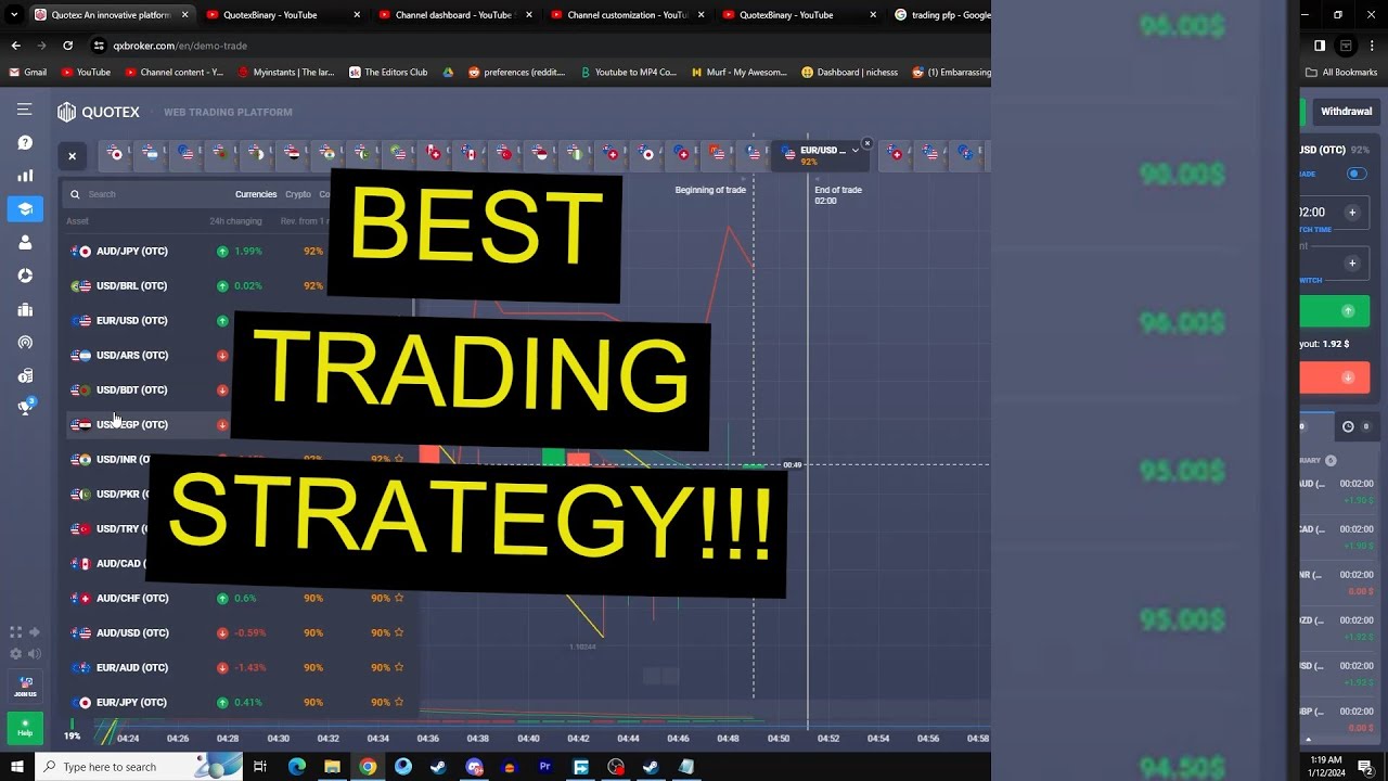 🔥 THE SIMPLEST QUOTEX TRADING STRATEGY (Profit $12,000) | Quotex ...