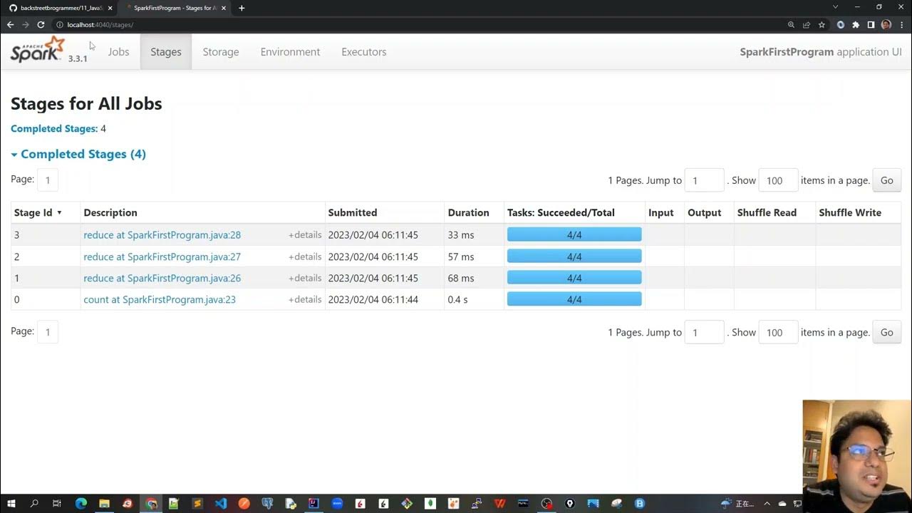 21 - Spark Web UI - Stages, Storage and Environment tabs - YouTube