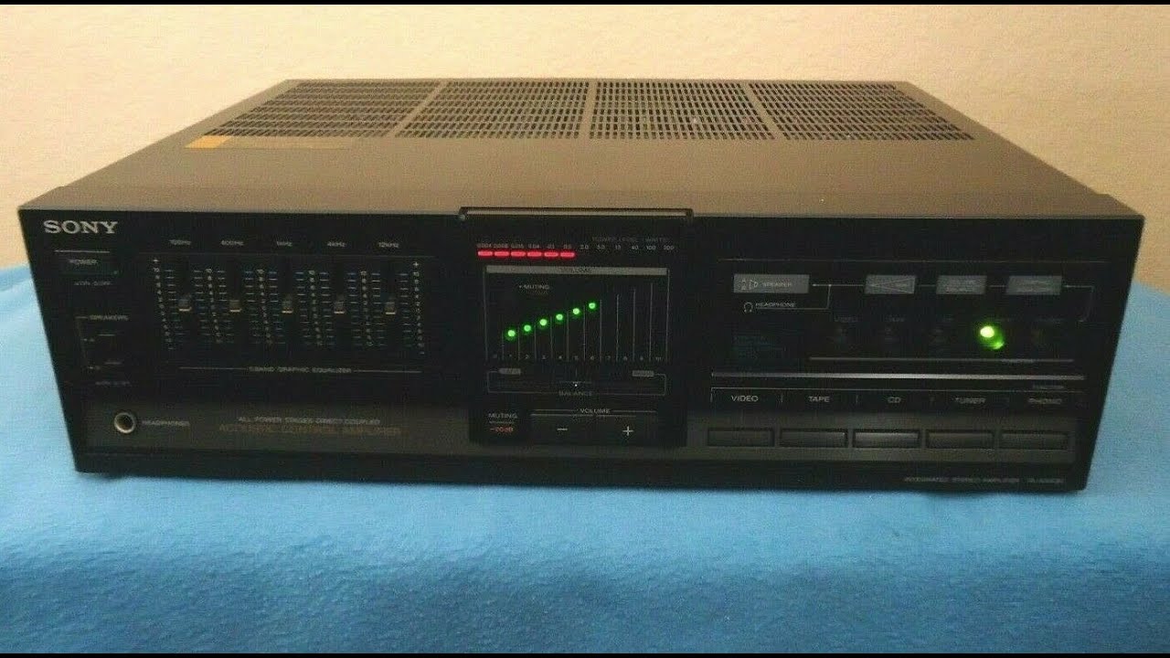Sony TA-AX430 Integrated Stereo Amplifier _________ sn: 802884 - YouTube