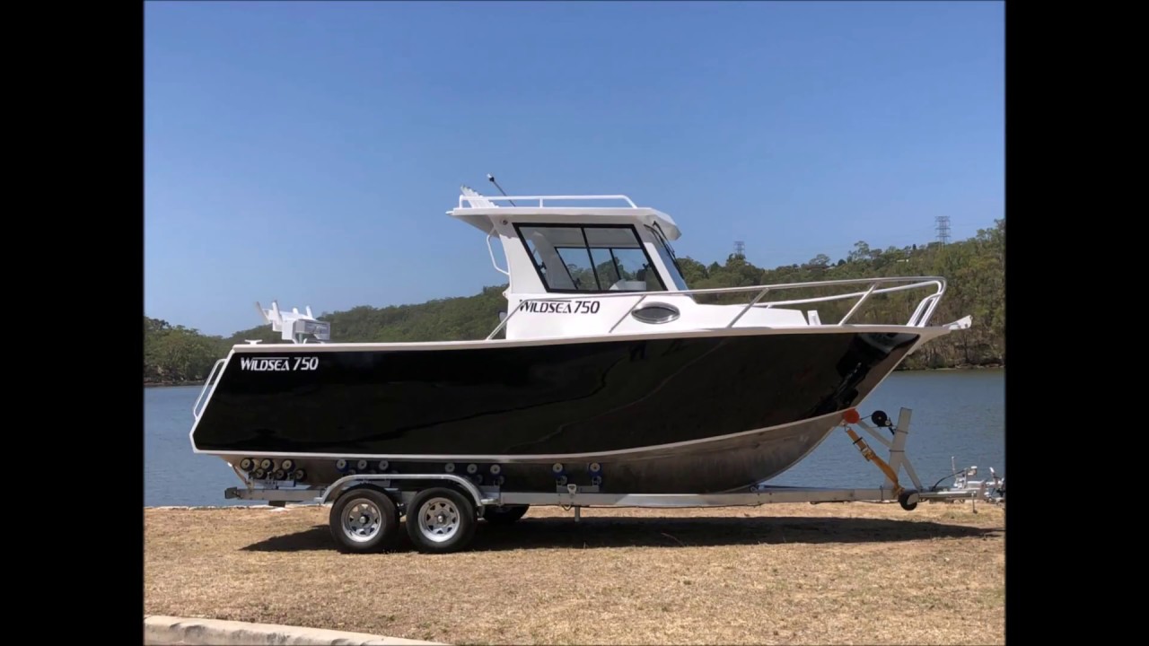 WILDSEA750HD ALUMINIUM CUSTOM PLATE BOATS 1 - YouTube