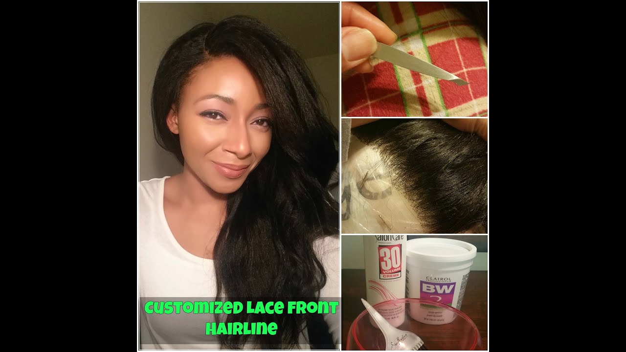Customize Your Lace Front Hairline | No Leave Out! No Glue| In Detail ...