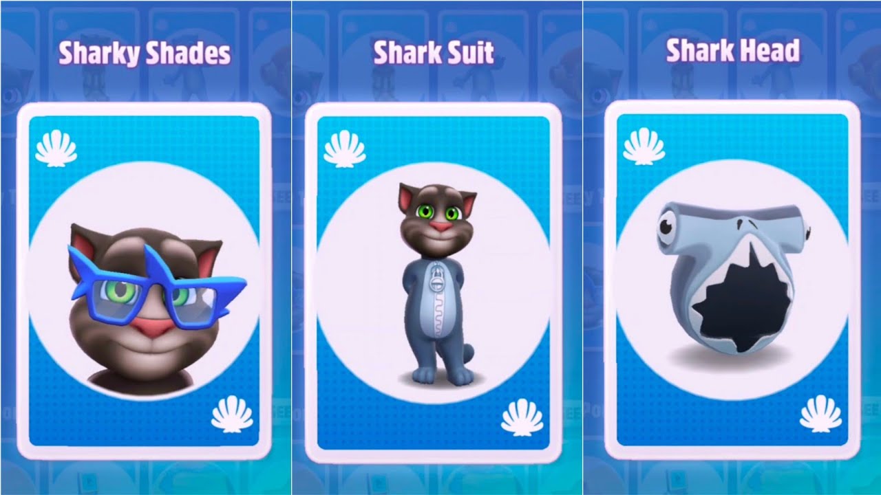 My Talking Tom 2 😺 Shark Tom 😸 New Update on 🤪 Talking Tom Shorts New ...