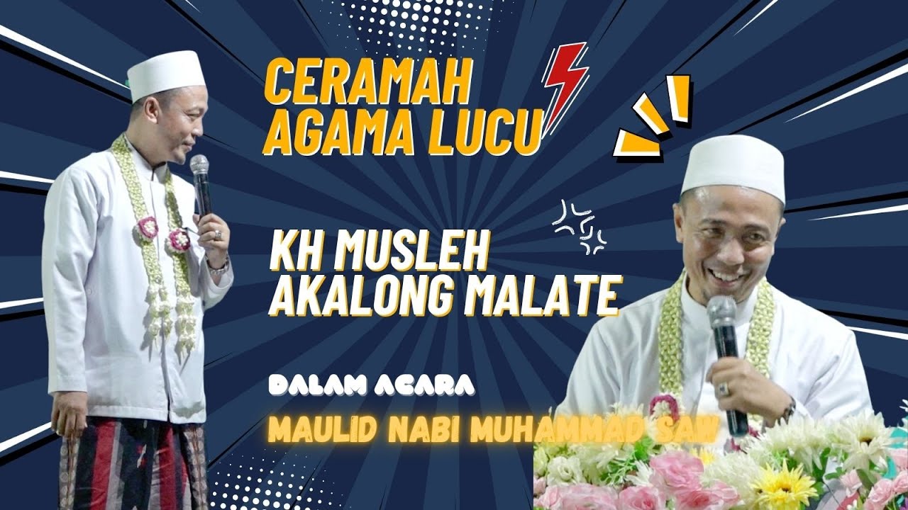 KH MUSLEH ADNAN LUCU | MAULID NABI MUHAMMAD | KUKUSAN SITUBONDO - YouTube