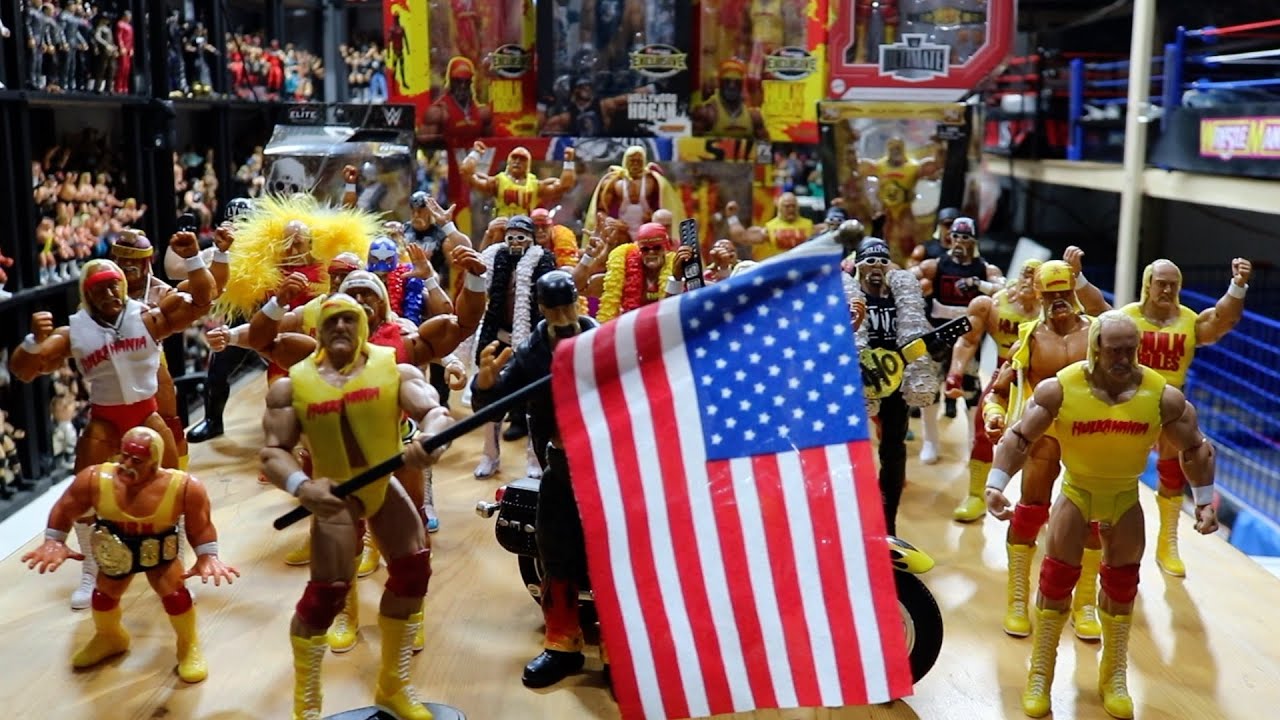 WWE HULK HOGAN ACTION FIGURE COLLECTION - YouTube