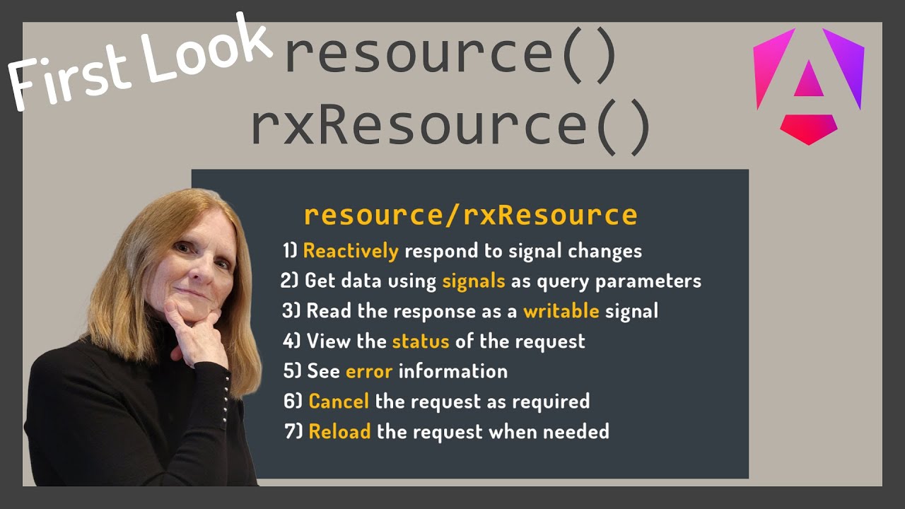 First Look at Angular's new resource() and rxResource() - YouTube