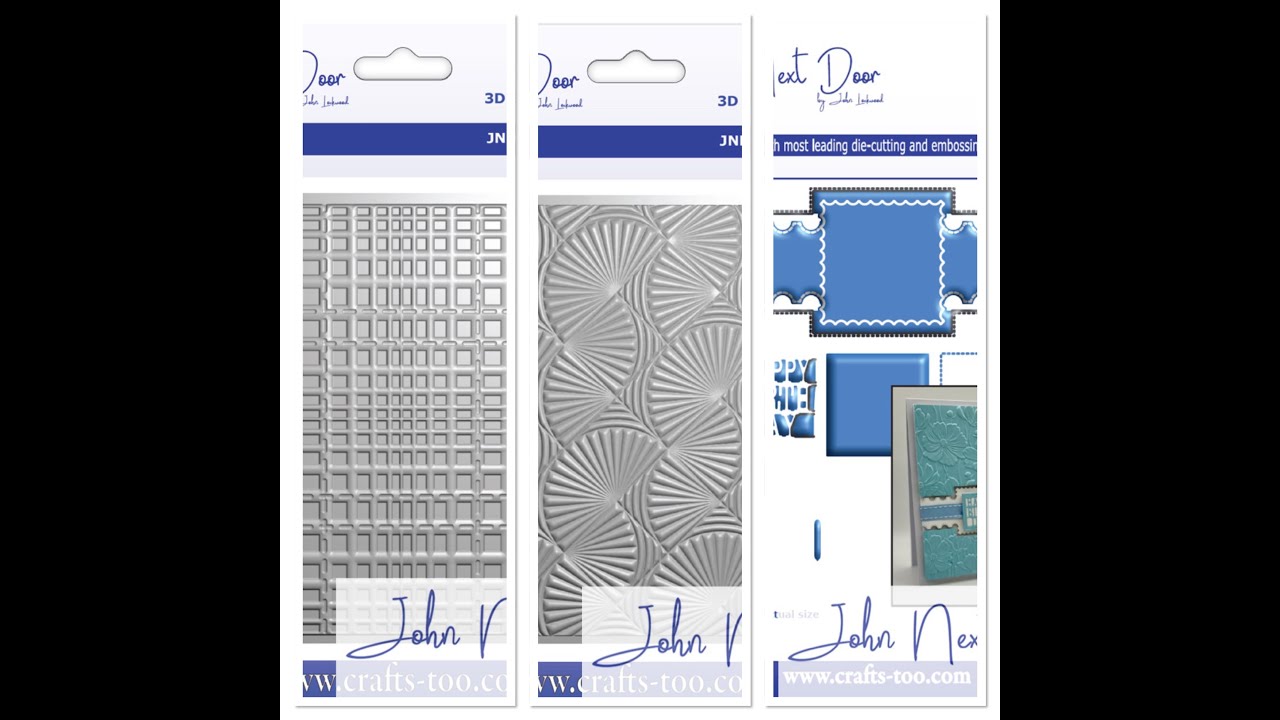 JND449, JND452 & JND453 - Square Band Die, Illusion Fan & Infinity ...