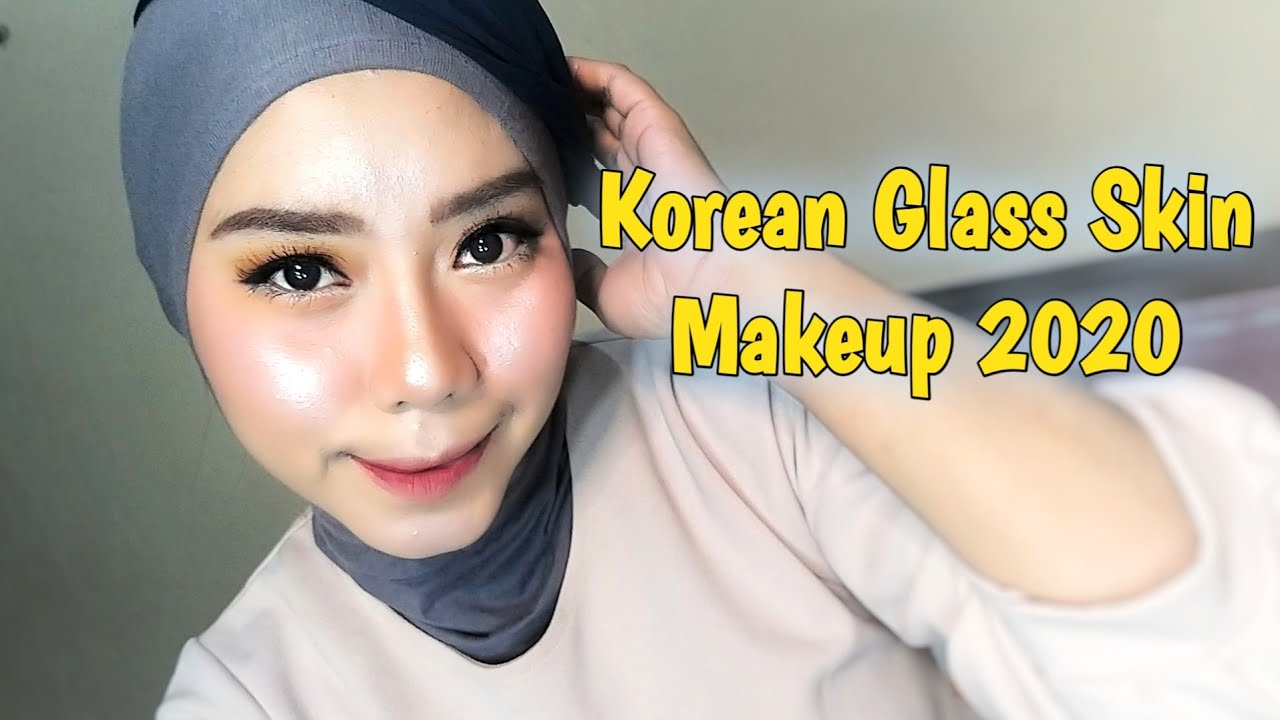 Korean Makeup Look For Beginners | Korean Glass Skin Makeup Tanpa Pakai Softlens - YouTube