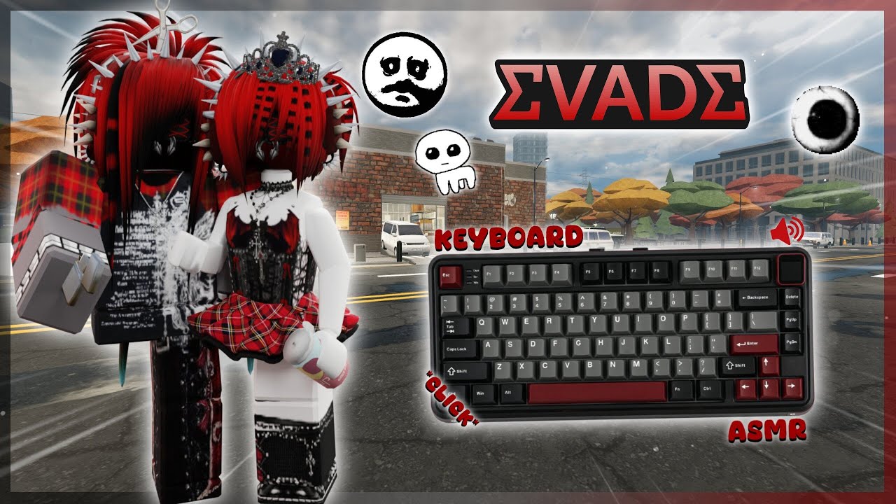 *CREAMY* ROBLOX EVADE KEYBOARD ASMR - YouTube