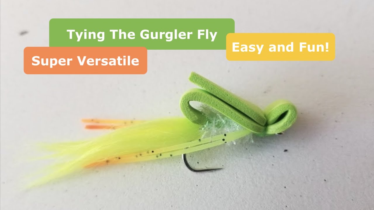 Tying The Fly That Catches Everything! The Gurgler Fly - YouTube