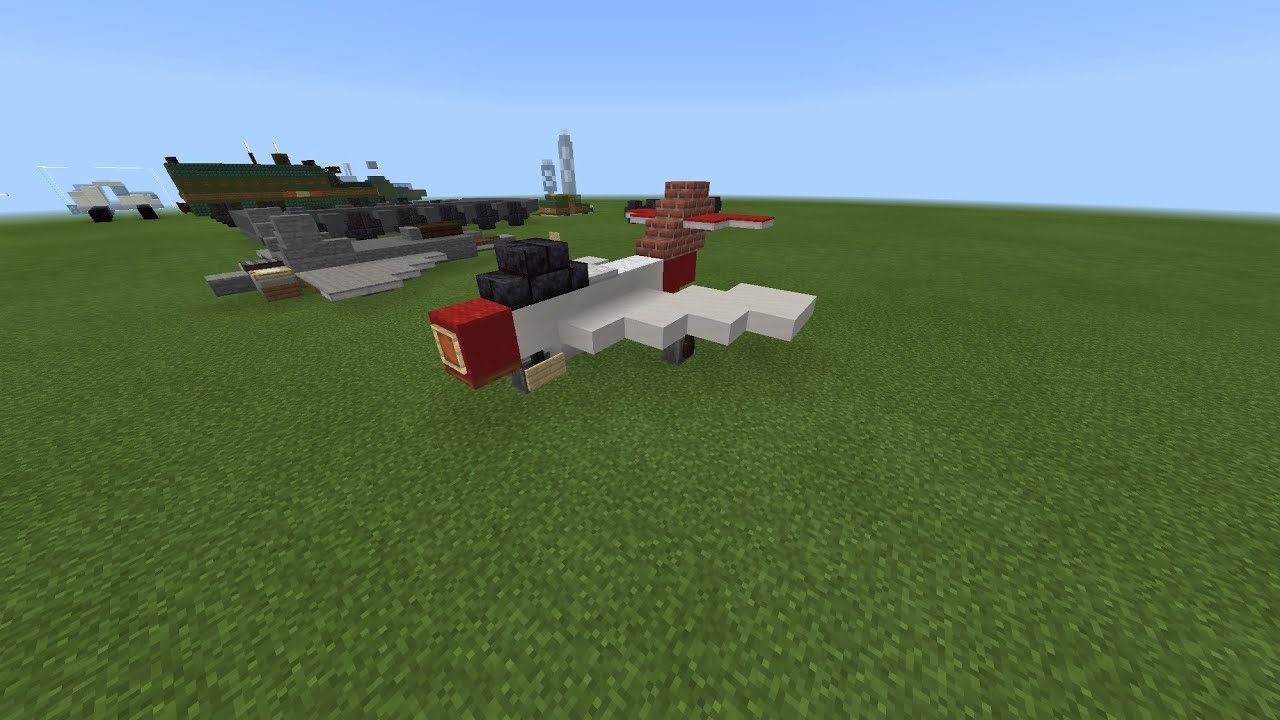Minecraft MiG-15 (1:1 scale) - YouTube