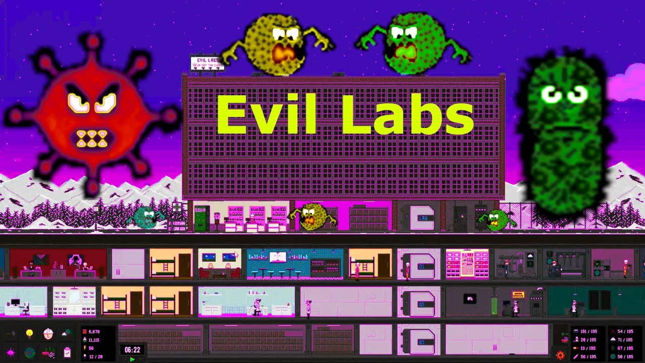 Evil Labs. Basics1. Controls and staff management - YouTube