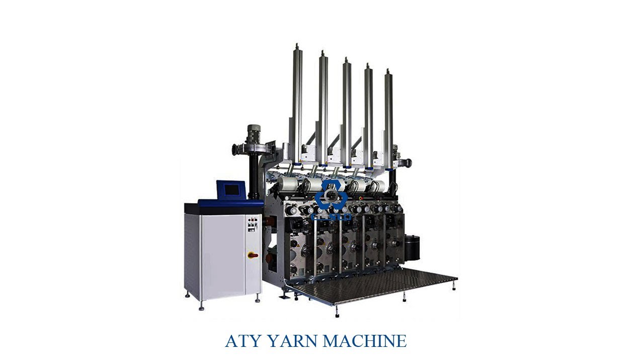 ATY AIR TEXTURED YARN TWISTING TWISTER MACHINE - YouTube