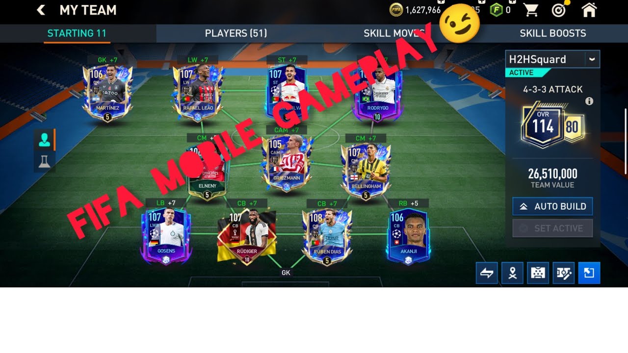 Fifa Mobile gameplay video - YouTube