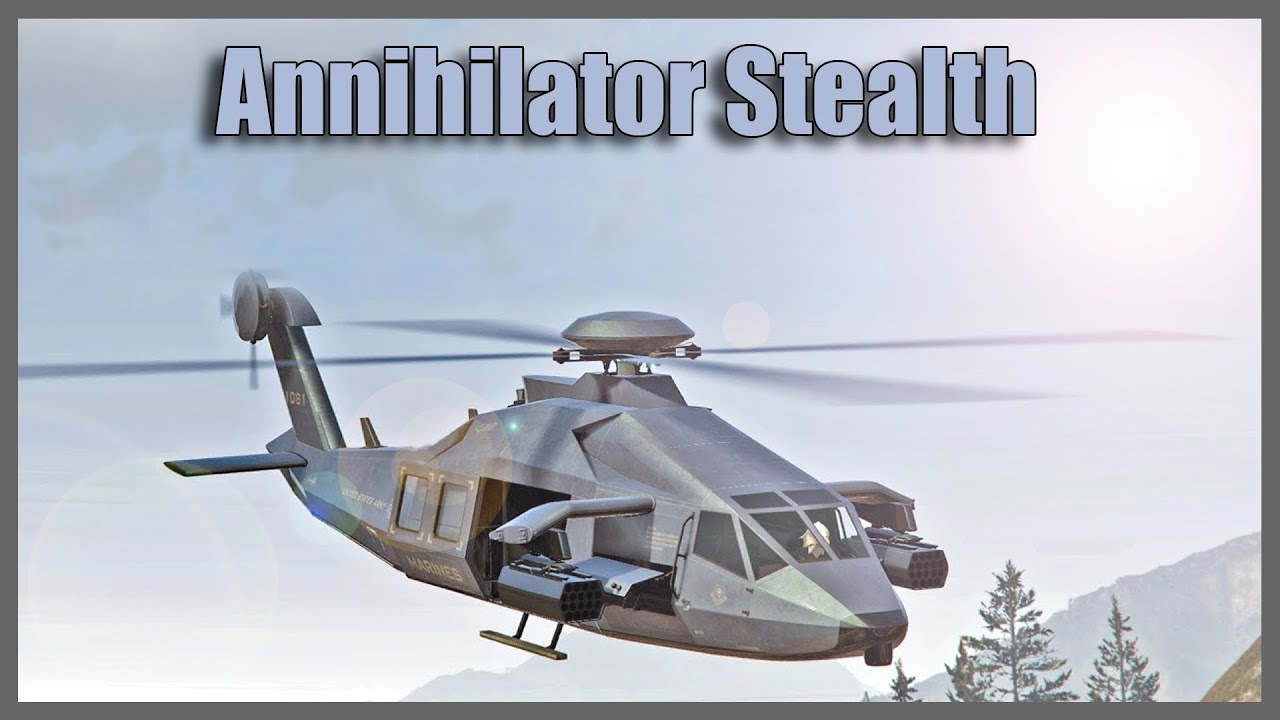 GTA online: Annihilator Stealth или новая Akula Mk2 - YouTube