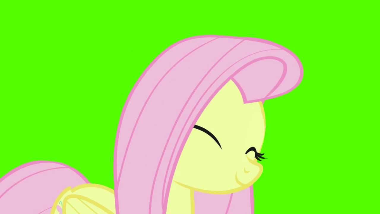 Fluttershy Little Smile - Green Screen Ponies - YouTube