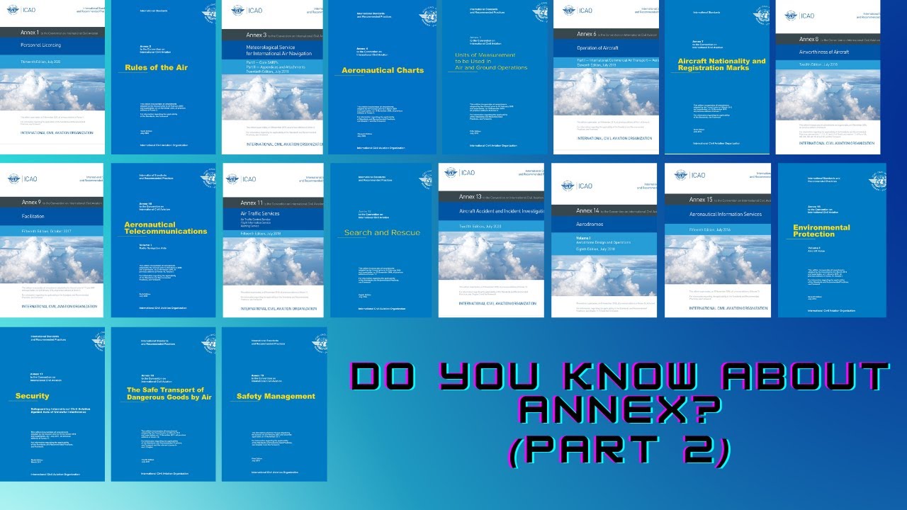 Air Traffic Controller - Overview of Annex 13 - 19 (Part 2) - YouTube