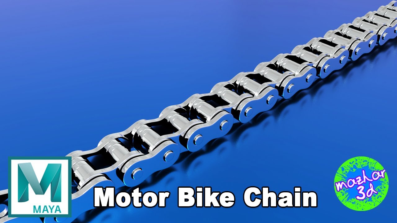 How To Model Motor Bike Chain in Autodesk Maya | Hard surface ...