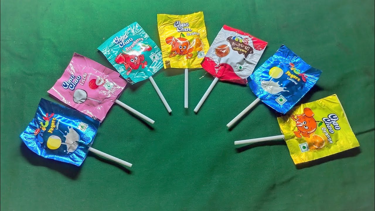Chao chao lollipop unpack satisfying asmr - YouTube