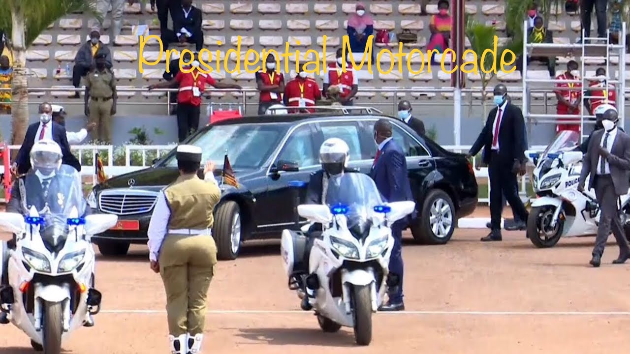President Museveni Convoy | Museveni Presidential Motorcade - Uganda ...