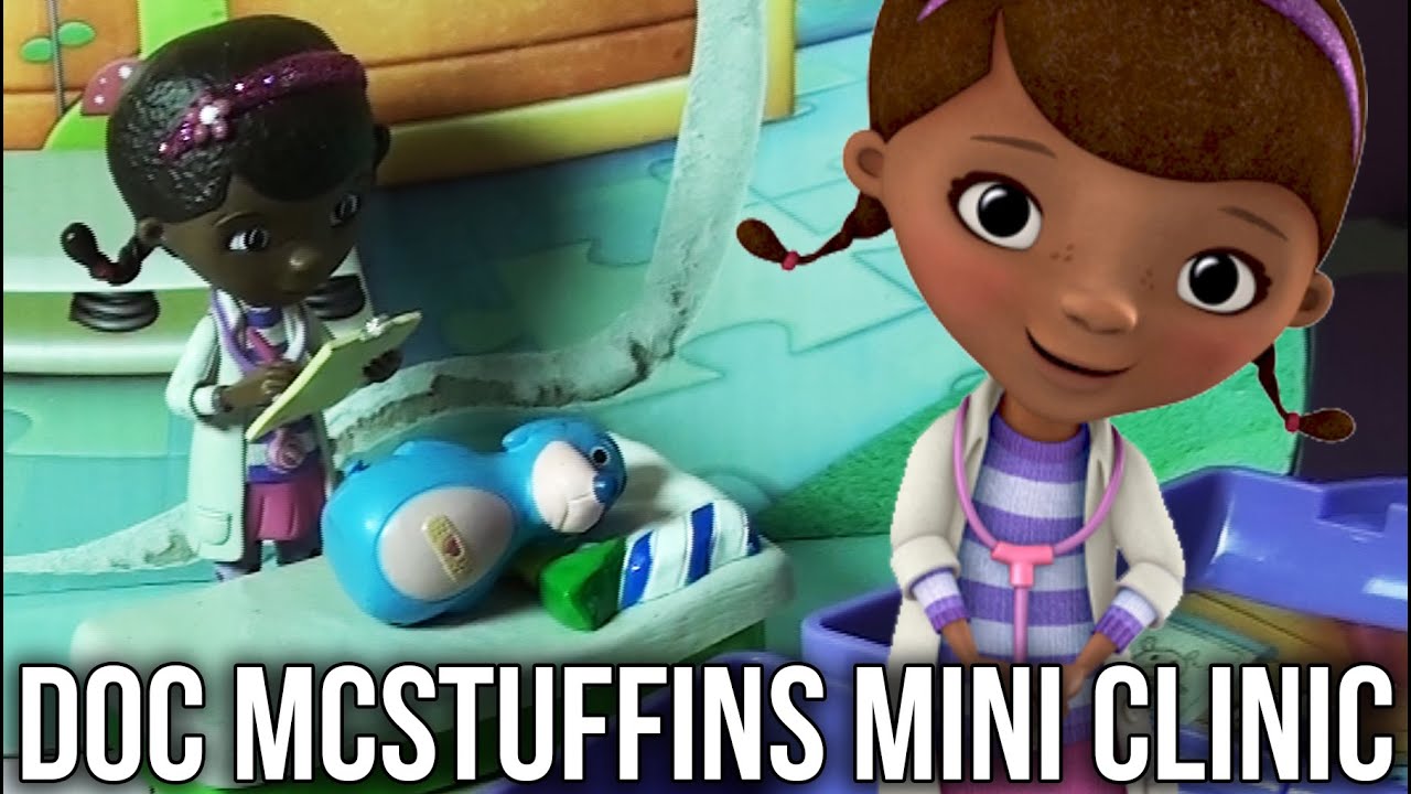 Disney Junior Doc McStuffins Mini Clinic Playset Toy Unboxing | Toy ...
