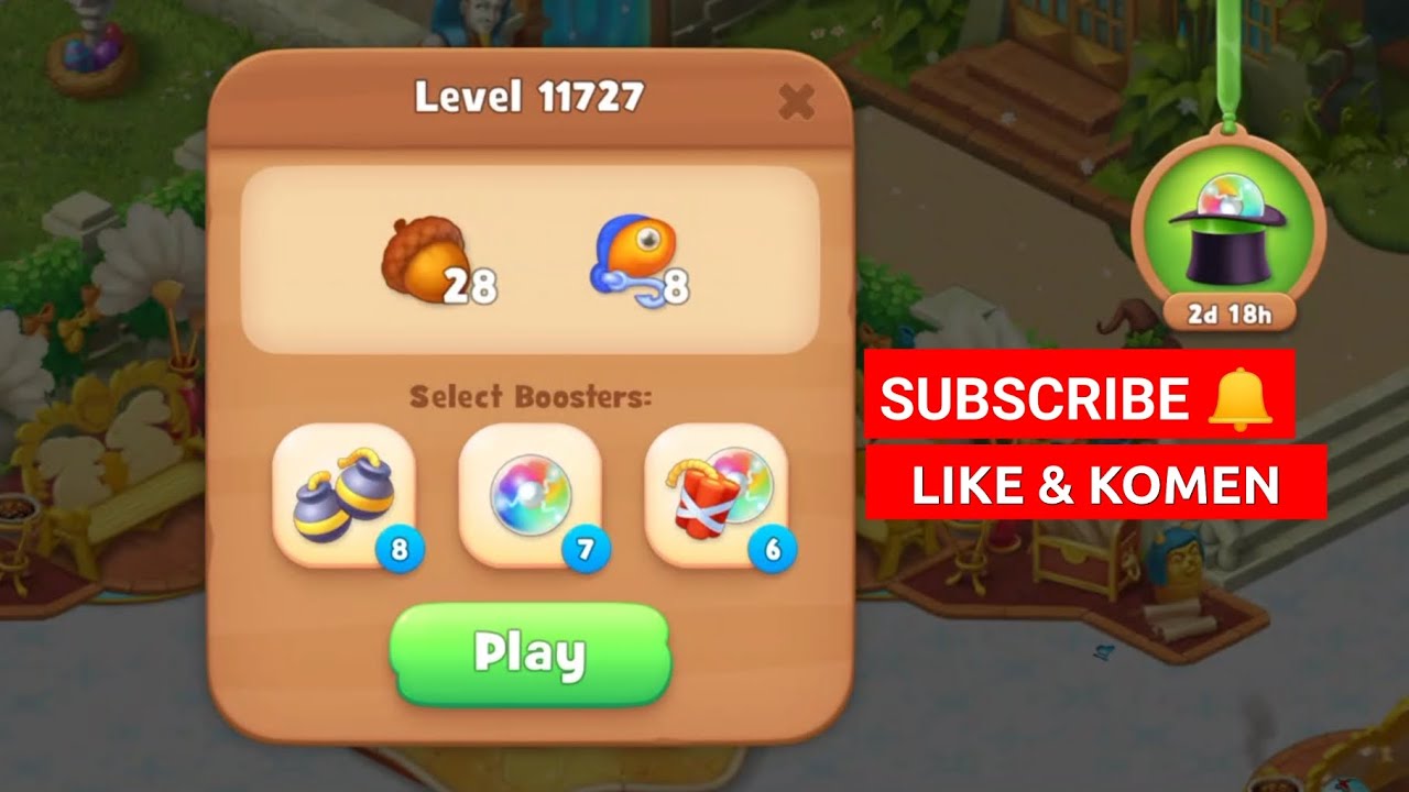 GARDENSCAPES LEVEL 11727 | MARI MAIN BERSAMA - YouTube