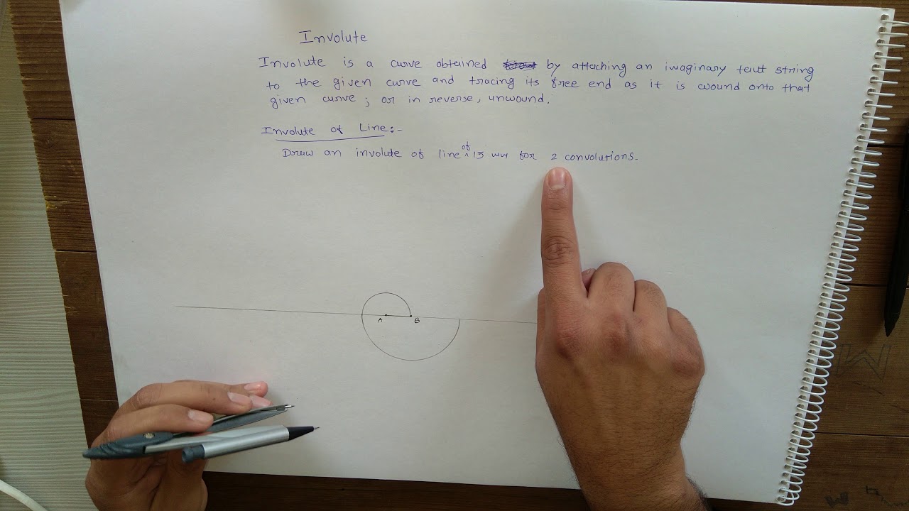 Involute of Line | Engineering Curves | Engineering Graphics/Drawing ...