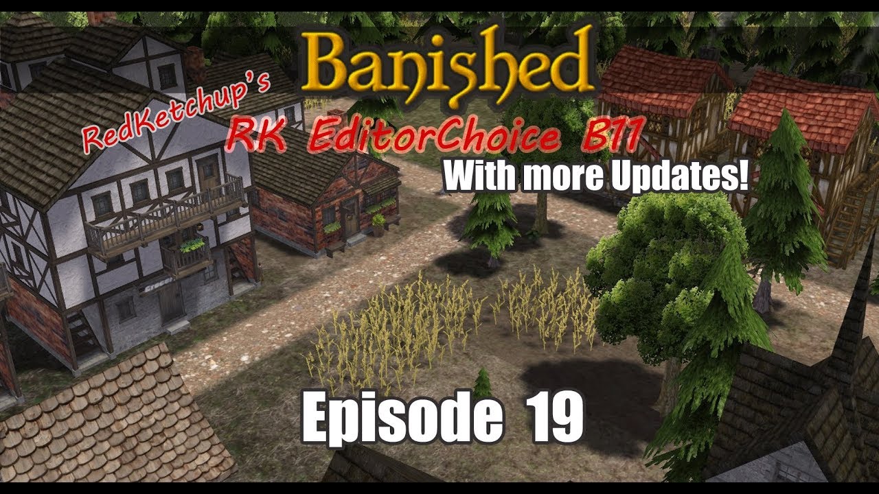 Let's Play Modded Banished - City Square planning - YouTube