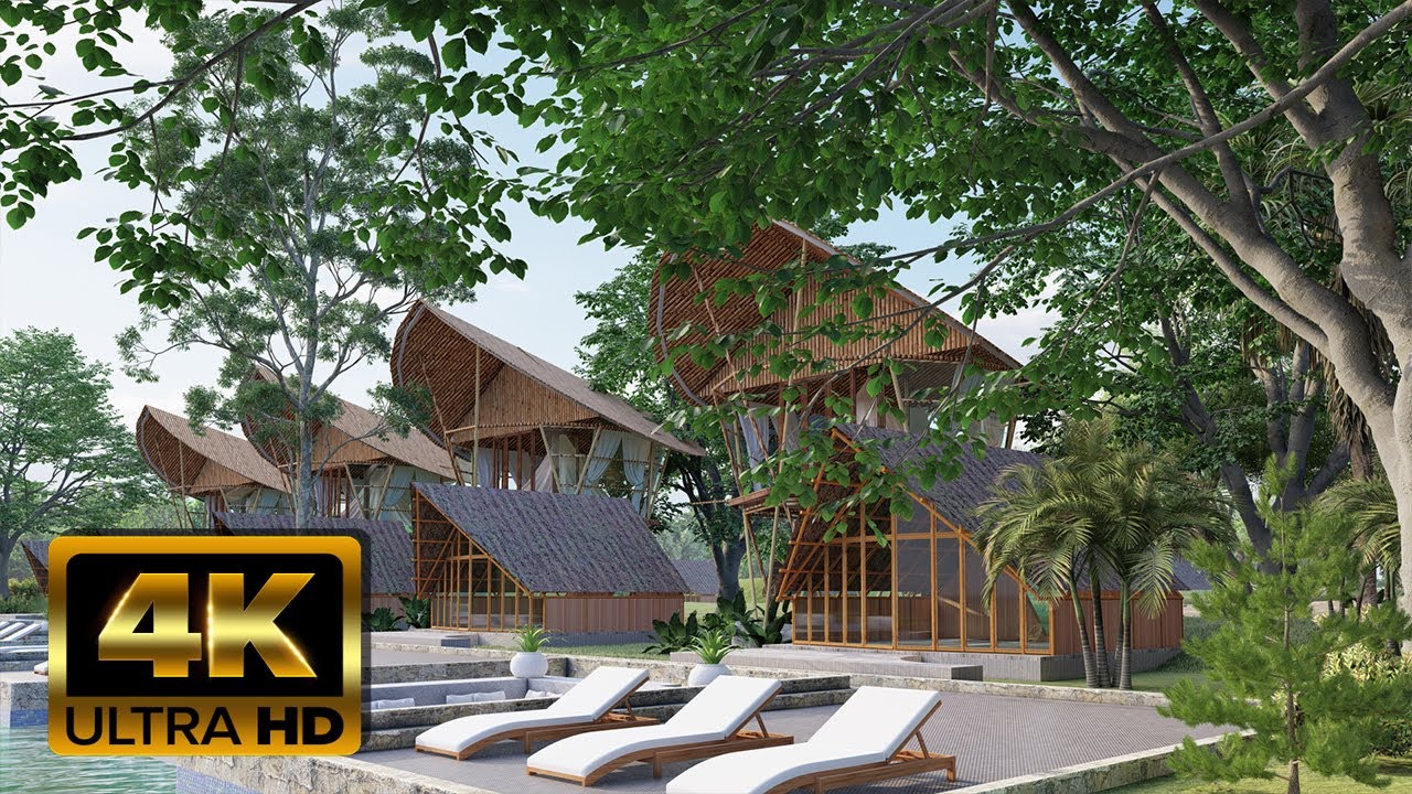 3D Walkthrough:Resort Design 001R:Lake Resort - YouTube