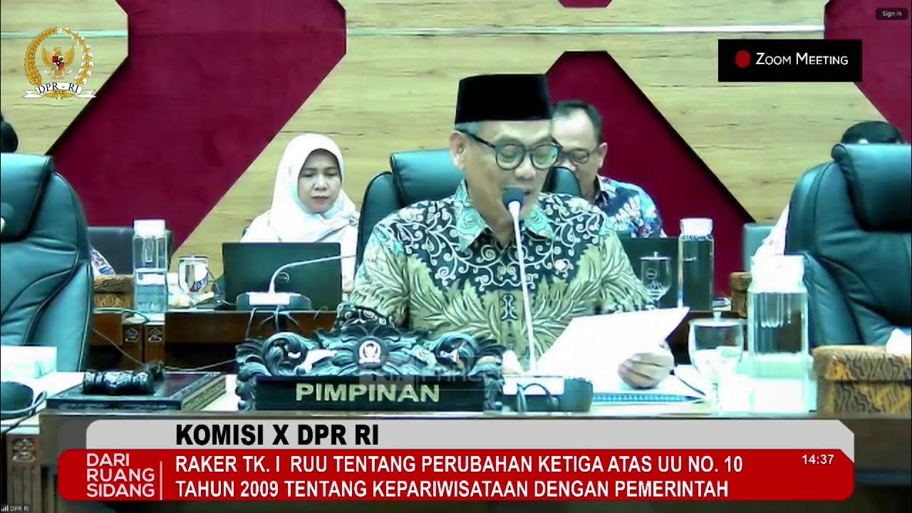 BREAKING NEWS - KOMISI X DPR RI RAKER DENGAN PEMERINTAH - YouTube