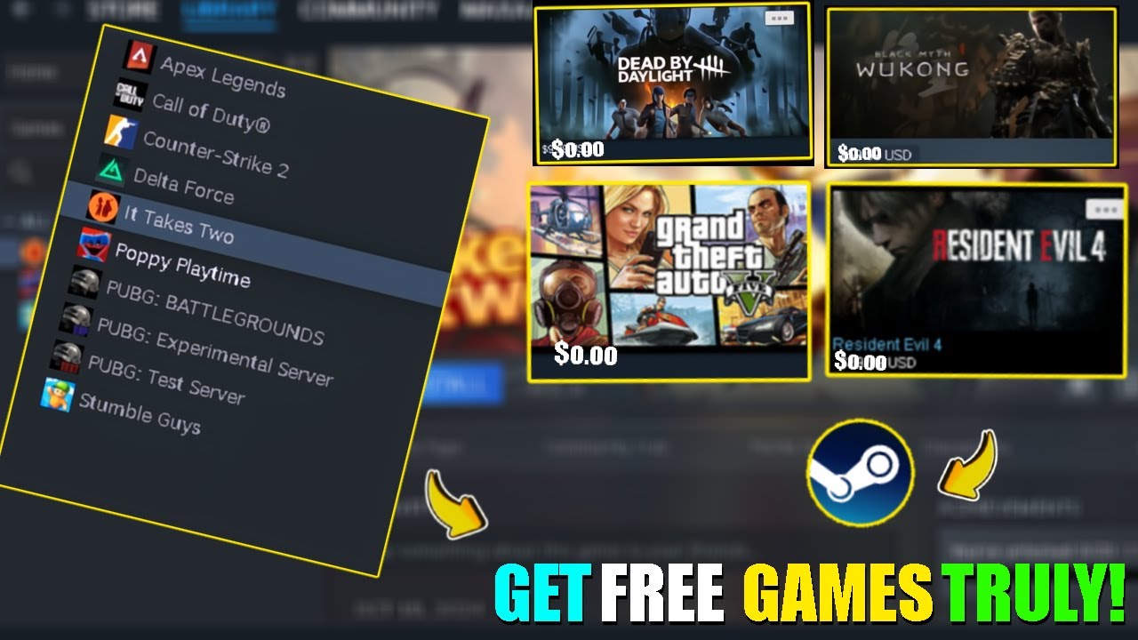 Get Paid Games For Free!🔥 On STEAM - YouTube