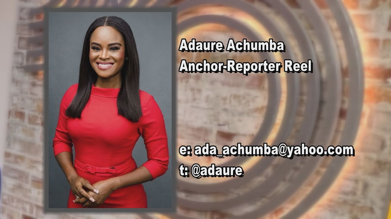 ADAURE ACHUMBA JAN 24 REPORTER REEL FULL - YouTube