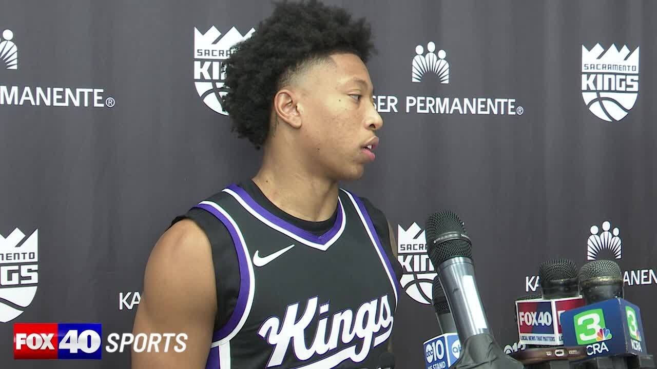 Kings guard Boogie Ellis - Sacramento Kings Media Day 2024 - YouTube