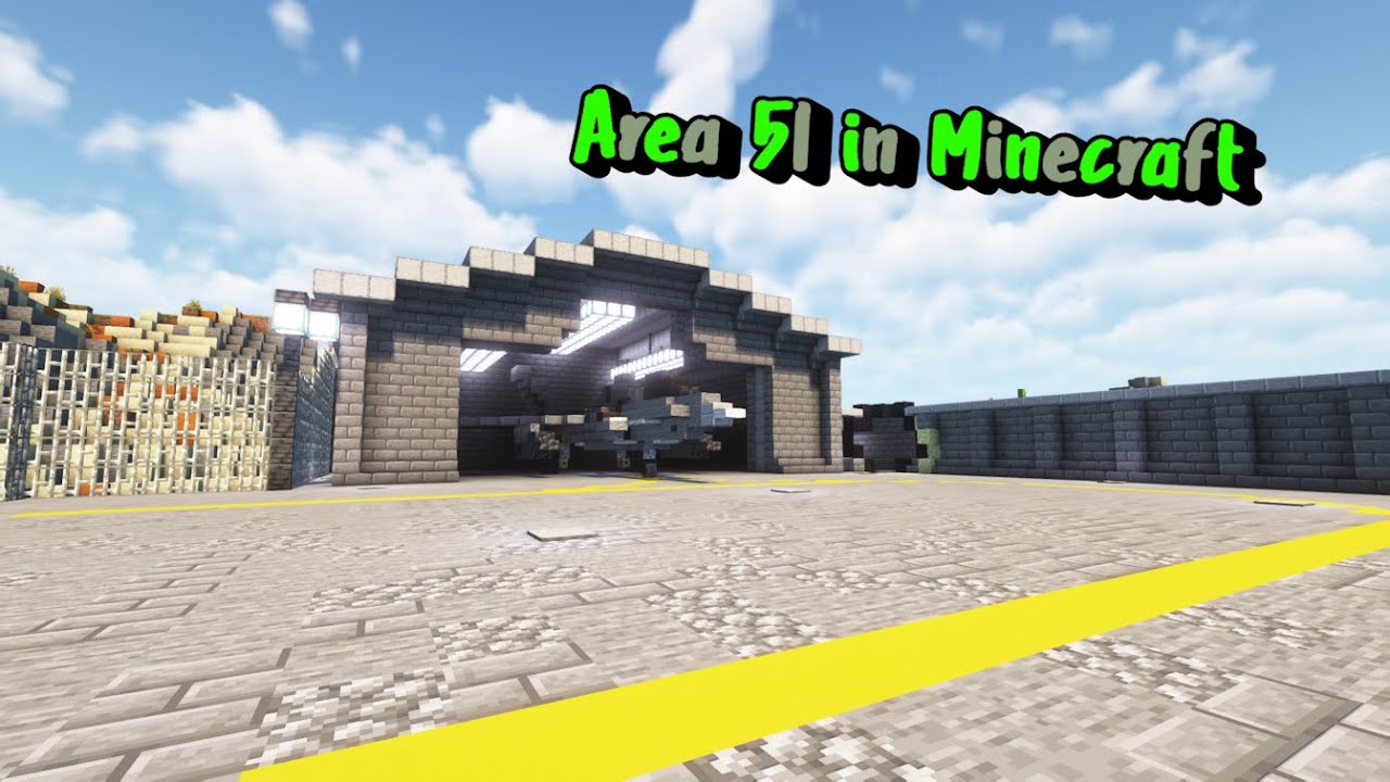 Building Area 51 in Minecraft! - YouTube