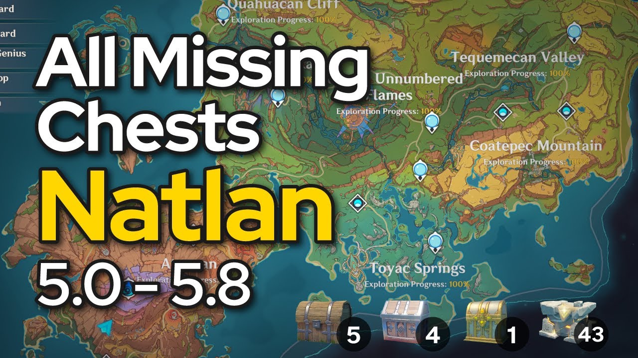 Everything I've missed in Natlan 5.0 - 5.8 exploration - YouTube