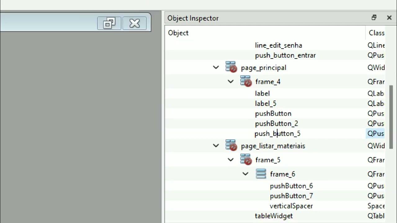 CRUD de resíduos sólidos (p 04) (Realizando logoff) (QtDesigner - PyQt6 - Python) - YouTube
