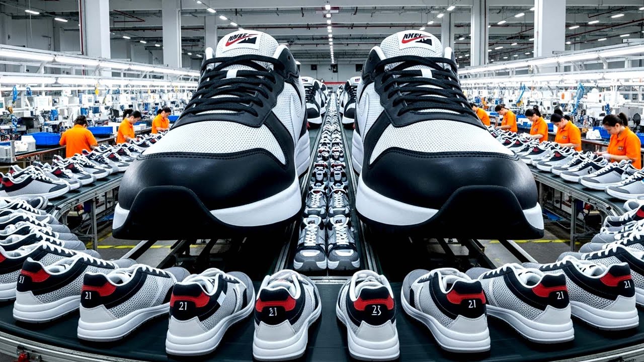Inside the Sneaker Empire: Vulcanizing Rubber Soles for 1 Million Shoes ...